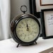 Wooden Desk Clock, Tabletop Clock, Round Clock, Housewarming Clock ...