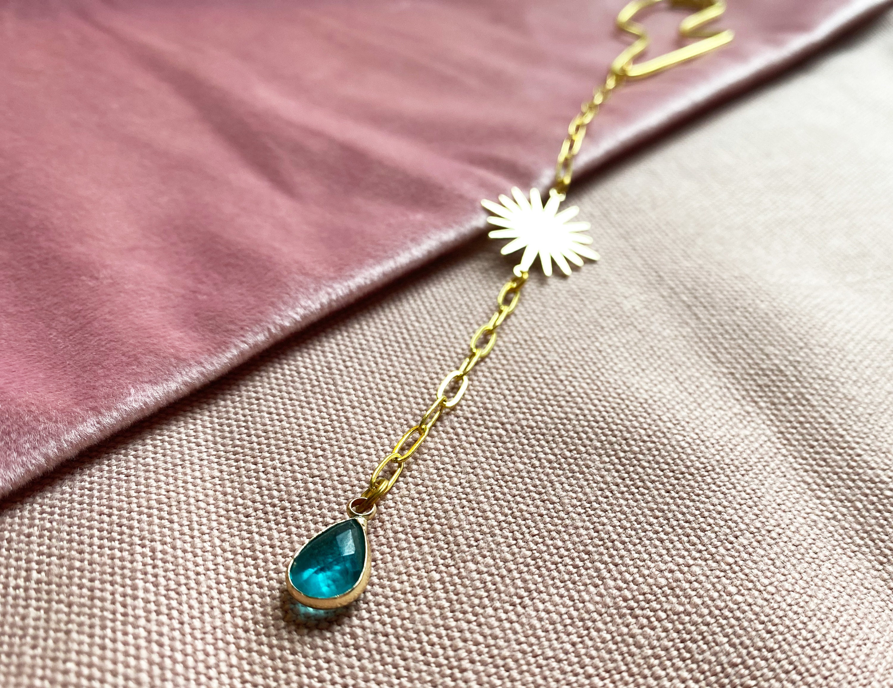 Lightning Bolt Crystal Suncatcher, Gemstone Suncatcher, Gift for Her ...