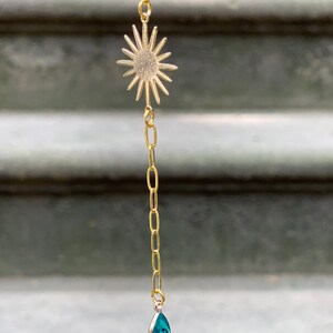 Lightning Bolt Crystal Suncatcher, Gemstone Suncatcher, Gift for Her ...