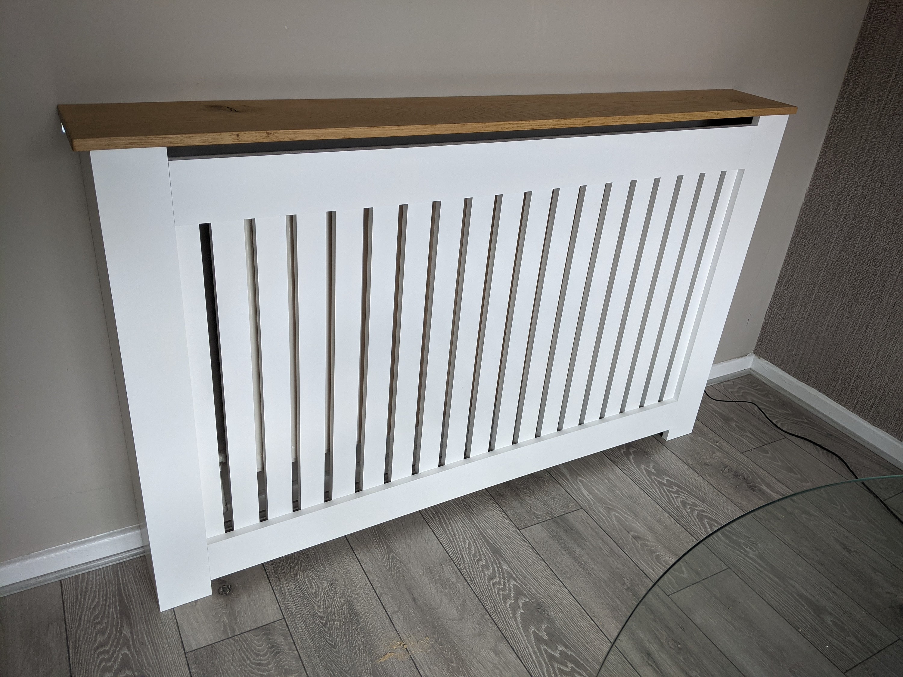 100% Solid Oak-top Radiator Covers - Etsy UK