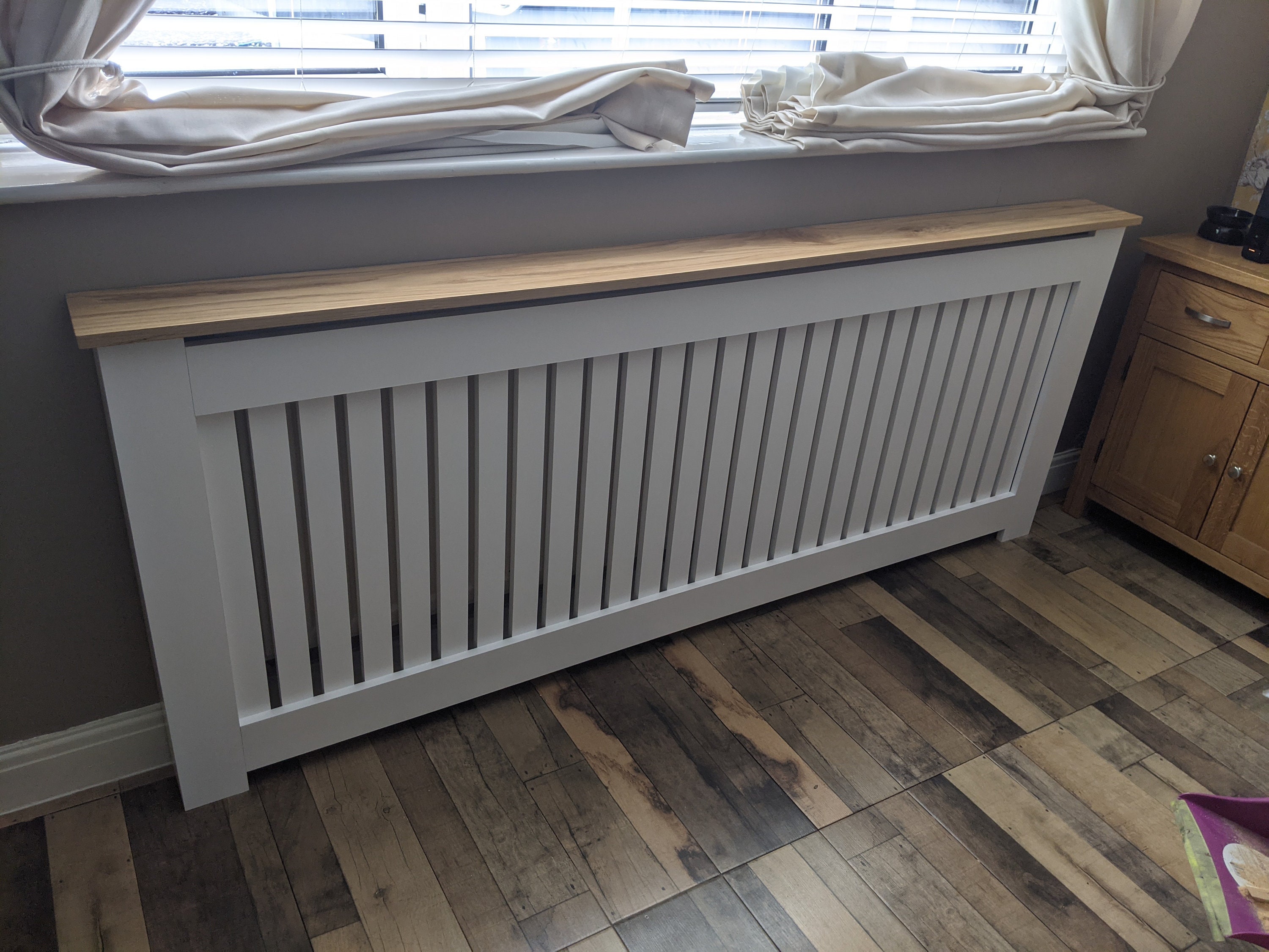 100% Solid Oak-top Radiator Covers - Etsy UK
