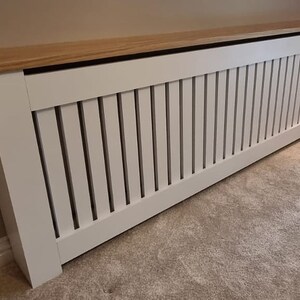 100% Solid Oak-top Radiator Covers - Etsy UK