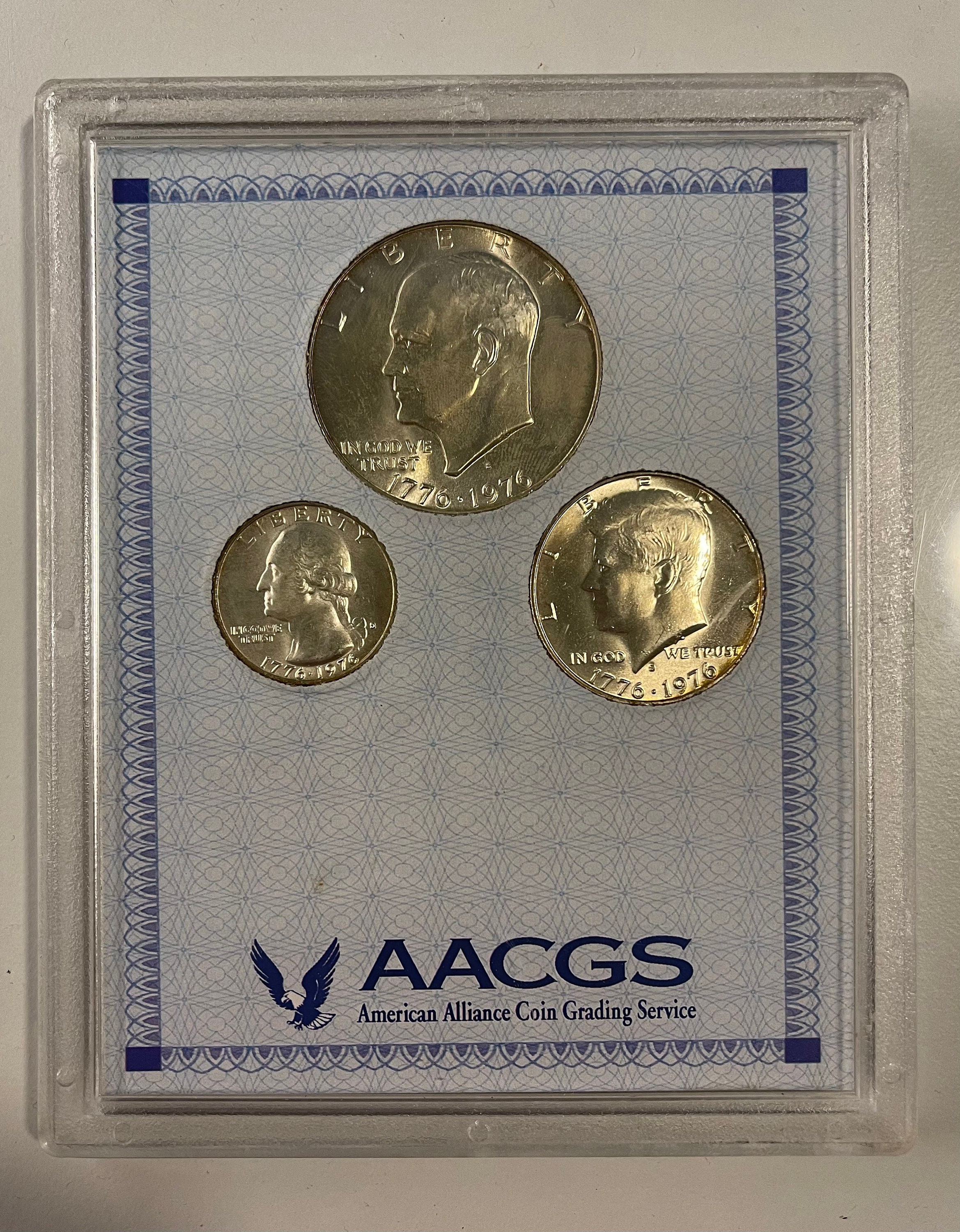 1976-S MS63 Graded and Certified 3 Coin Set Bicentennial | Etsy
