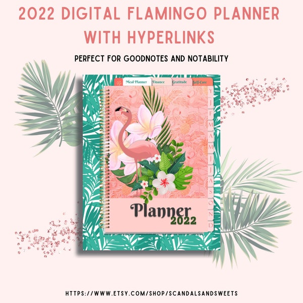 Flamingo Planner - Etsy