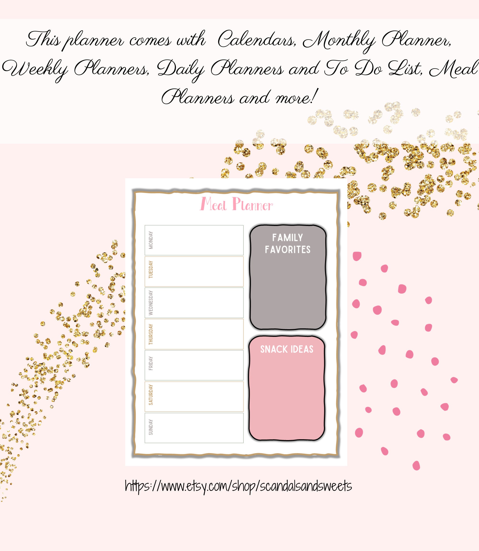 Paris 2024 Printable Planner-monthly, Weekly, Daily Planner, Meal ...