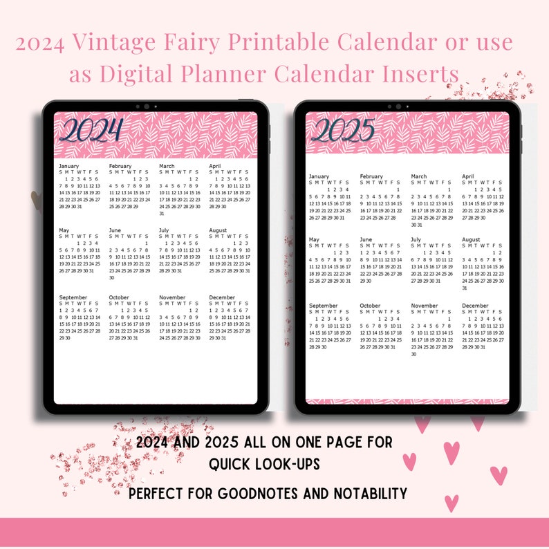 2024 Printable or Digital Tropical Flamingo Calendar Monthly Calendars ...