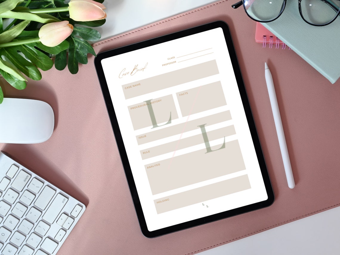 Law School Case Brief Templates Case Brief Outline for Law - Etsy