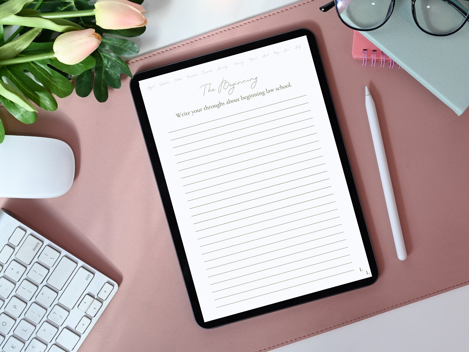 Digital Daily Guided Law School Journal Law Student Journal - Etsy