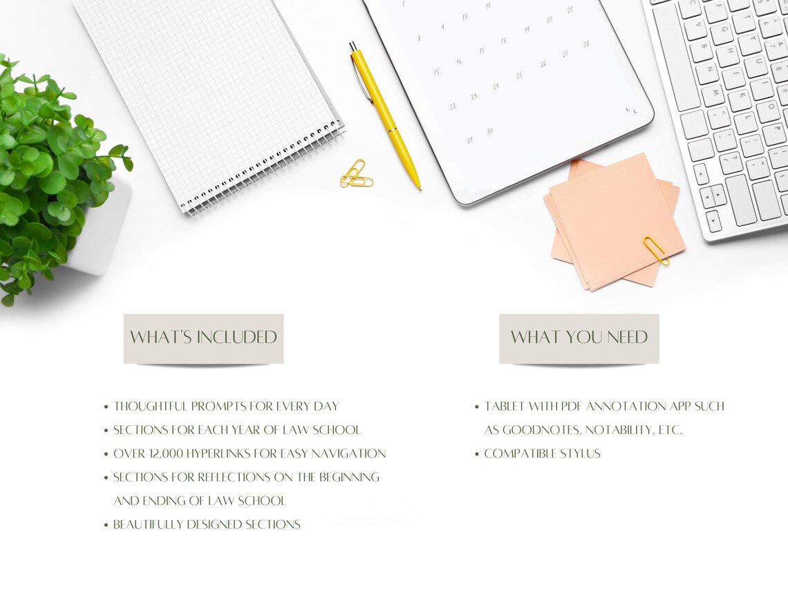 Digital Daily Guided Law School Journal Law Student Journal - Etsy