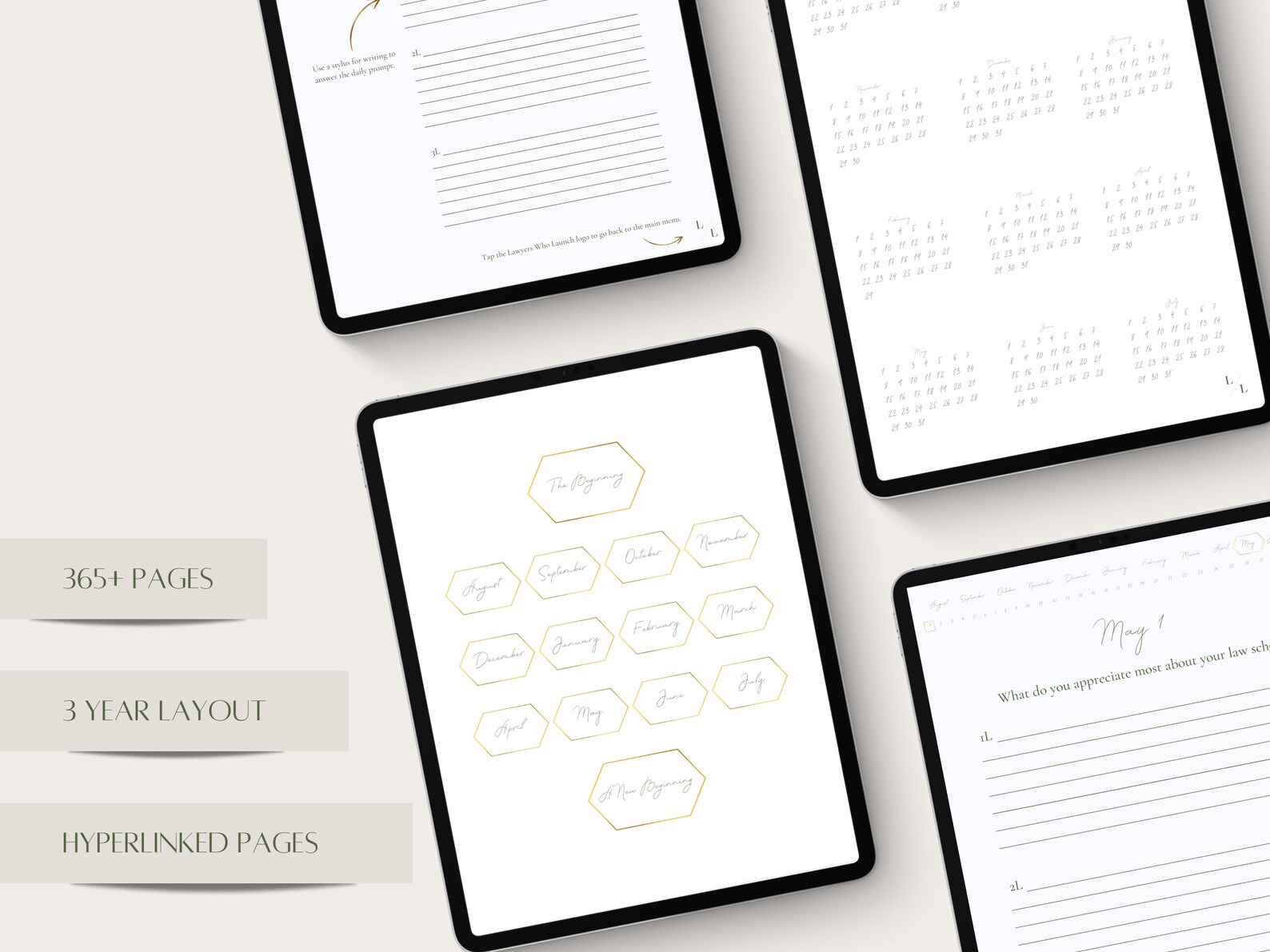 Digital Daily Guided Law School Journal Law Student Journal - Etsy