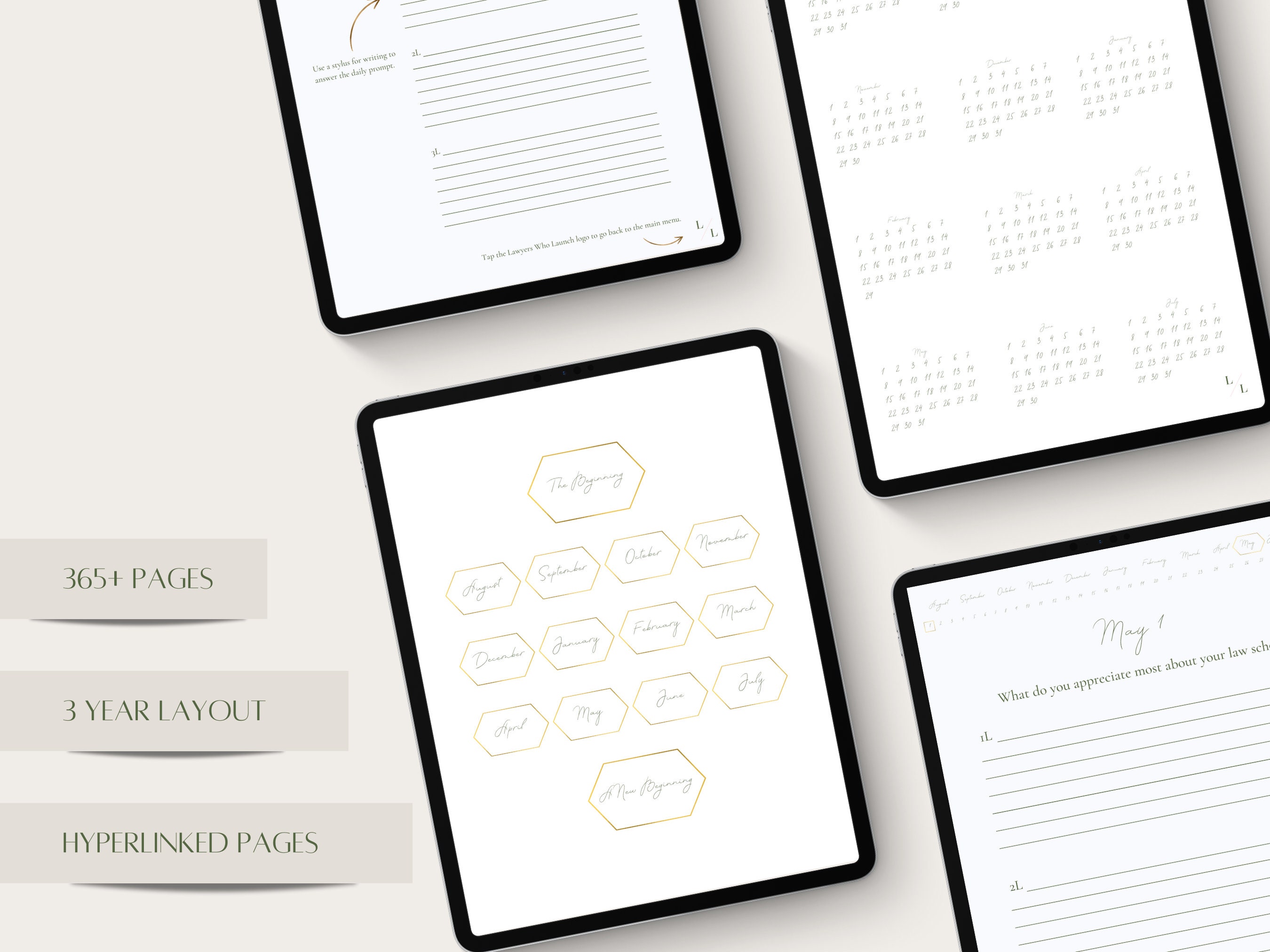 Digital Daily Guided Law School Journal Law Student Journal - Etsy