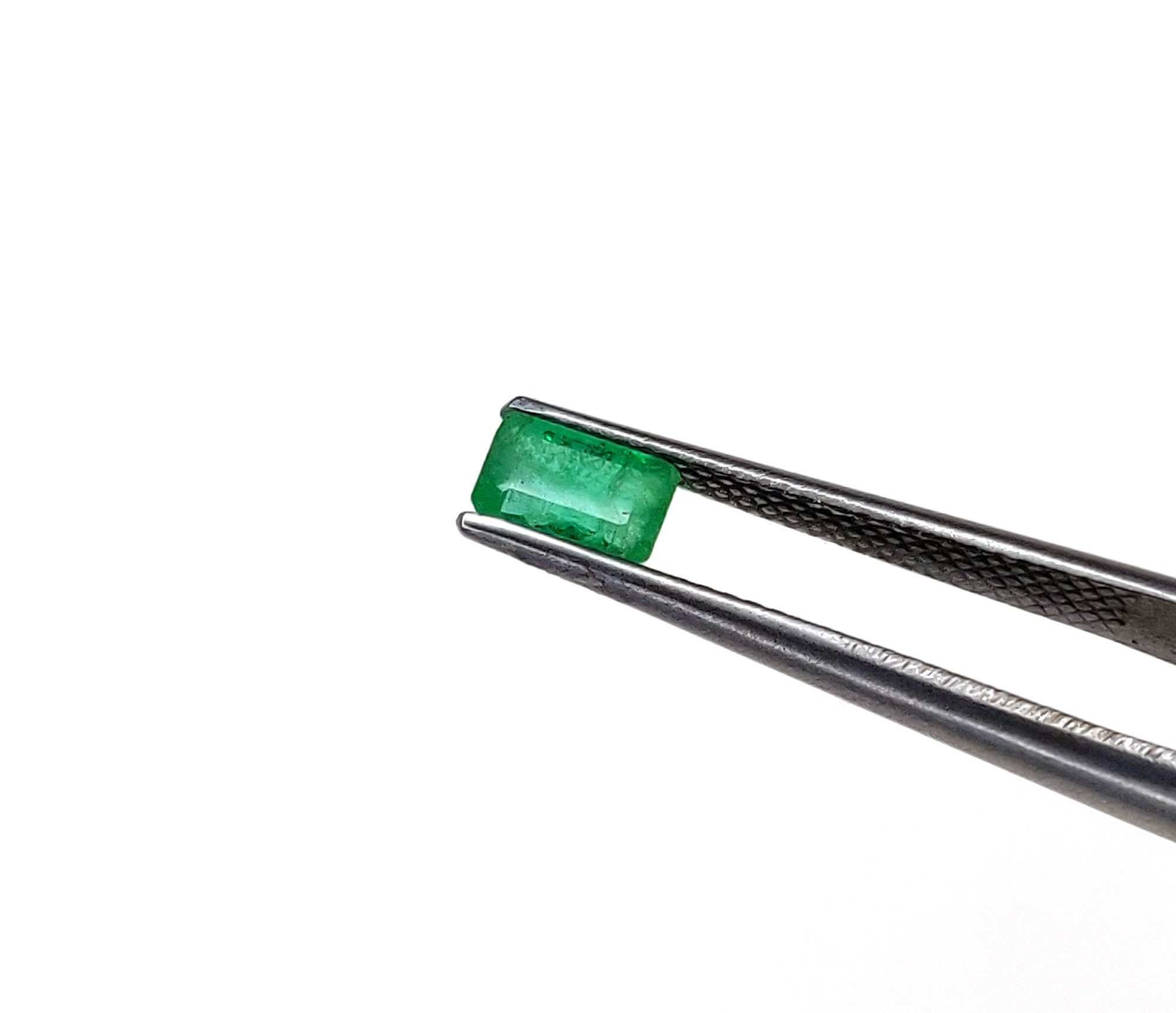 Emerald Octagon Shape Emerald Cut Stone 6x4mm Faceted Natural Gemstone ...