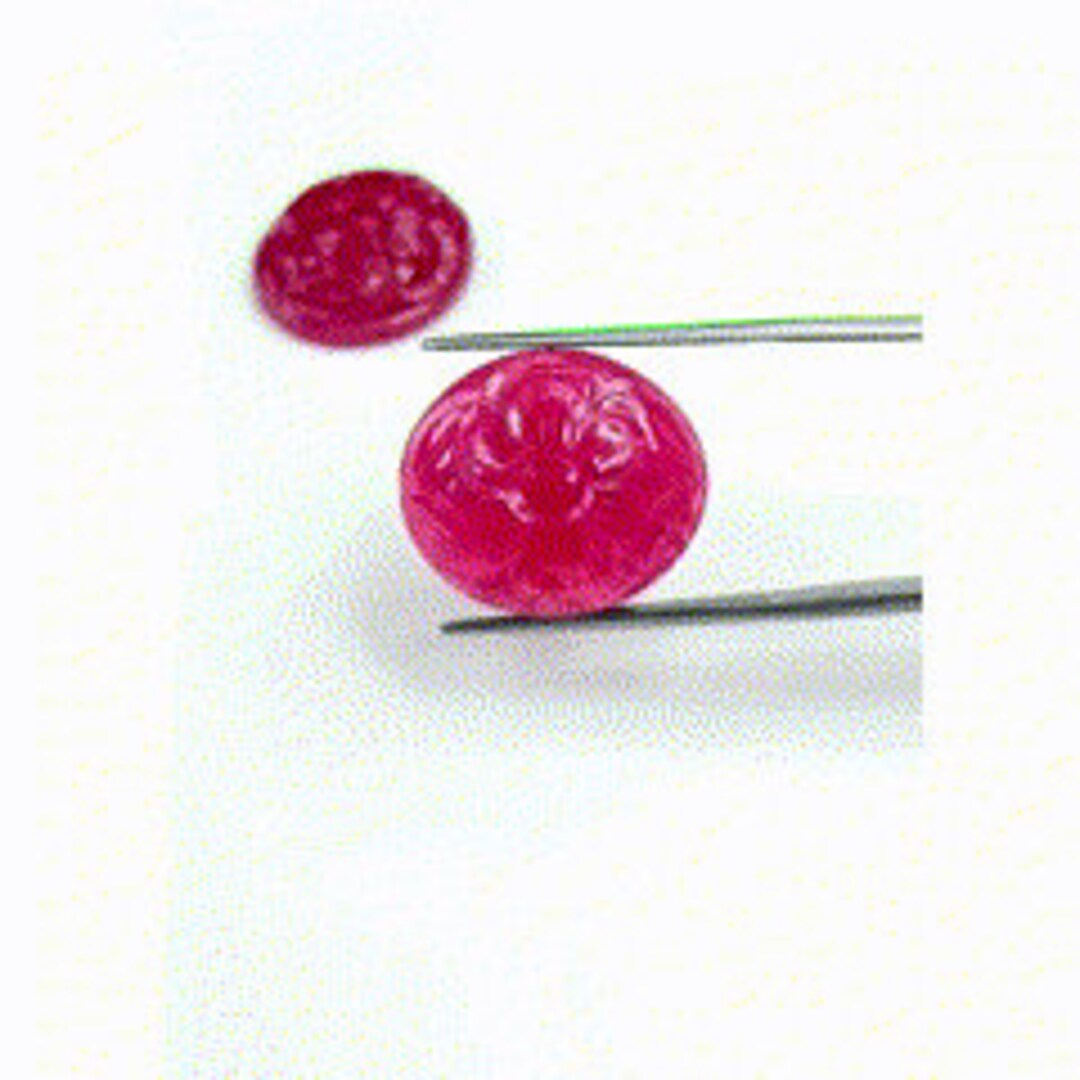 Natural Ruby Carving Gemstone, Untreated Carved Gemstone, Red Ruby ...