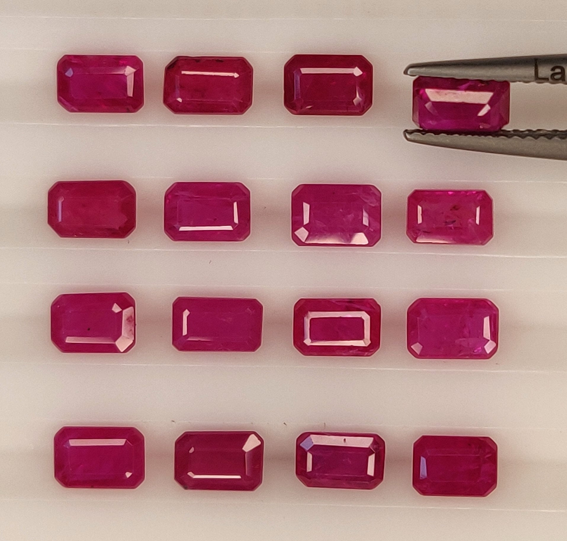 Mozambique Ruby Octagon Shape, Faceted Calibrated Gemstone 6x4mm ...