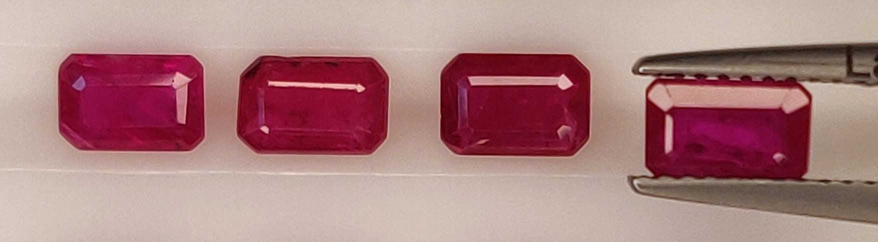 Mozambique Ruby Octagon Shape, Faceted Calibrated Gemstone 6x4mm ...