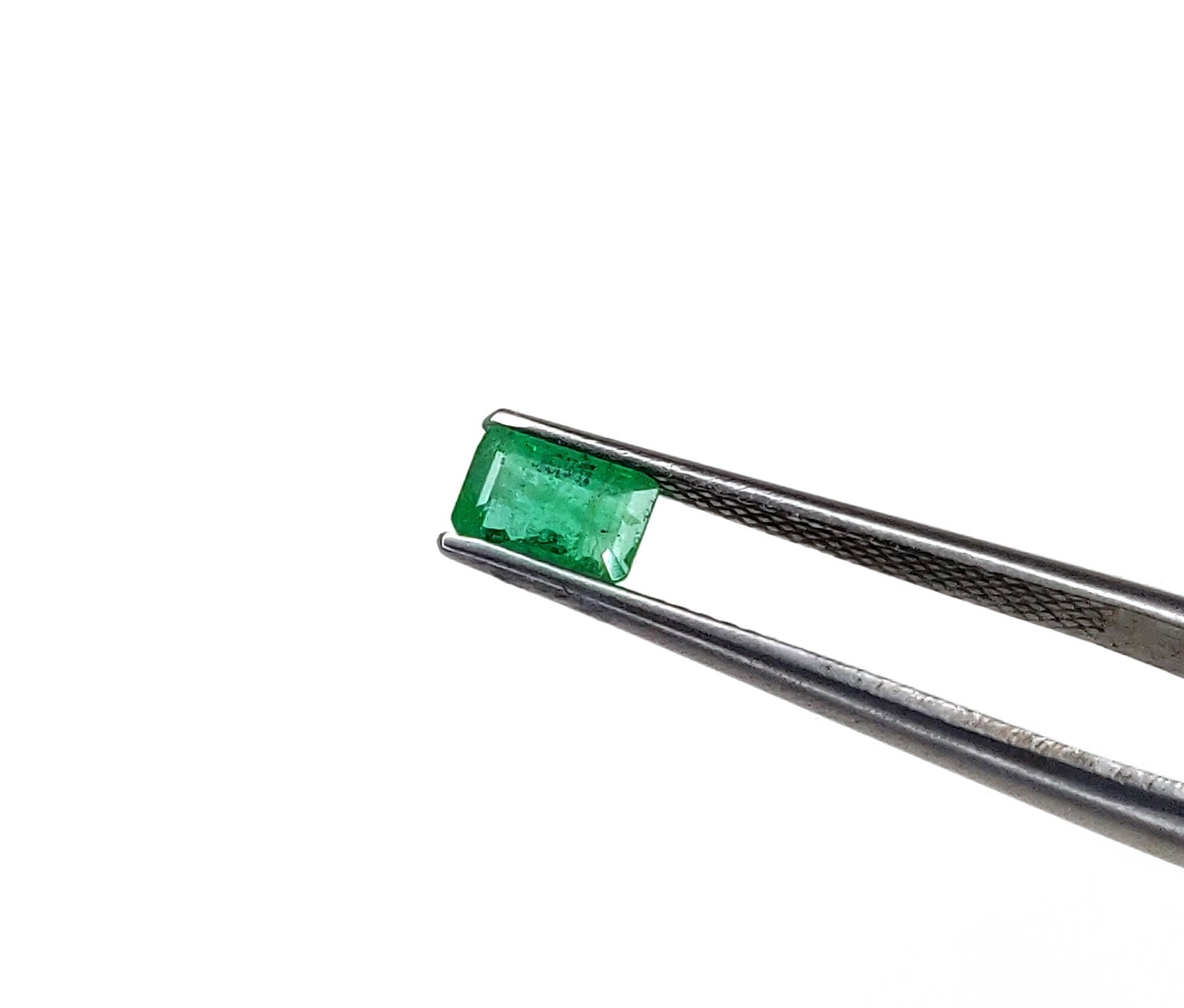 Emerald Octagon Shape Emerald Cut Stone 6x4mm Faceted Natural Gemstone ...