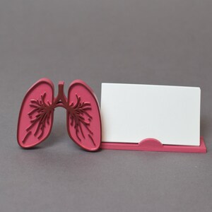 Lung Business Card Holder, Respiratory, Lungs Gift, Organ, Respiratory ...