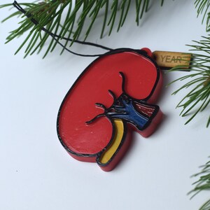 Anatomical Kidney Ornament, Kidney Ornament, Dialysis Ornament ...