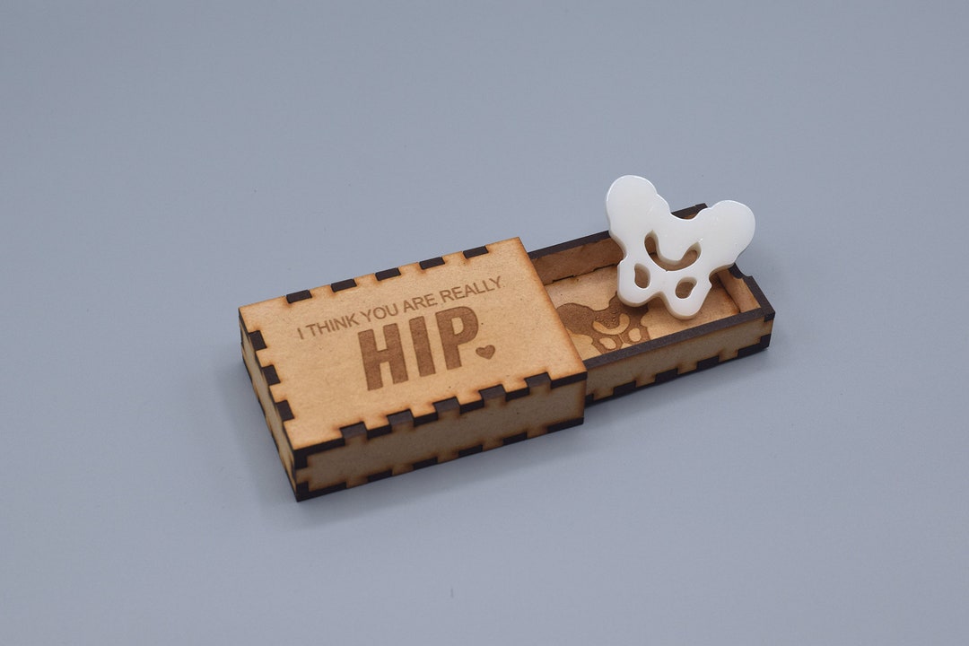 Hip Gift Box, Hip Magnet, Hip Valentine, Surgery Gift, Hip Bone, Hip ...