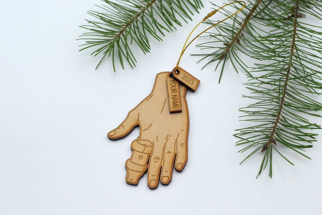 Finger Splint Ornament, Broken Finger Ornament, Broken Finger Gift ...
