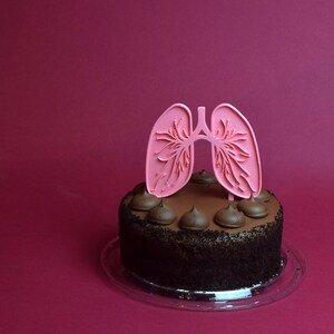 Lung Cake Topper Respiratory Lungs Gift Organ Cake Topper Respiratory ...