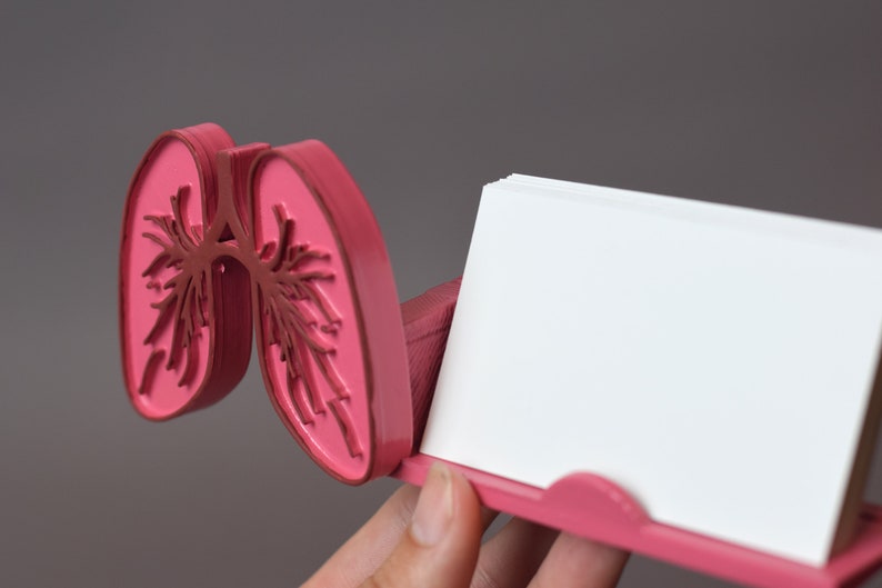 Lung Business Card Holder, Respiratory, Lungs Gift, Organ, Respiratory ...