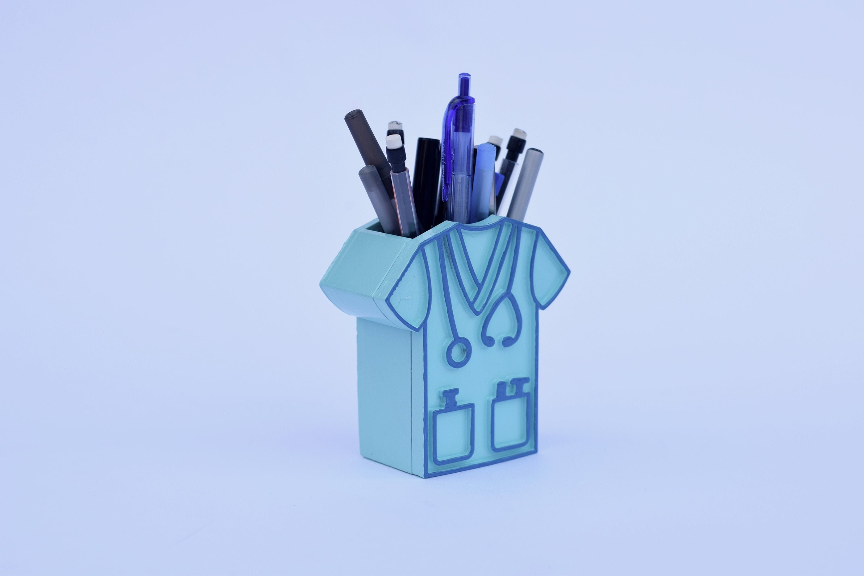 Scrub Pen Holder Scrub Top Nurse Decor Doctor Decor - Etsy