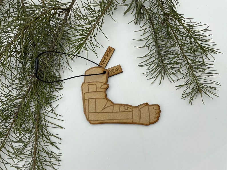 Full Arm Cast Ornament 2, Broken Arm Ornament, Broken Arm Gift, Cast ...