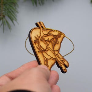 Wood Liver Christmas Ornament Medical Ornament Organ Ornament Liver ...