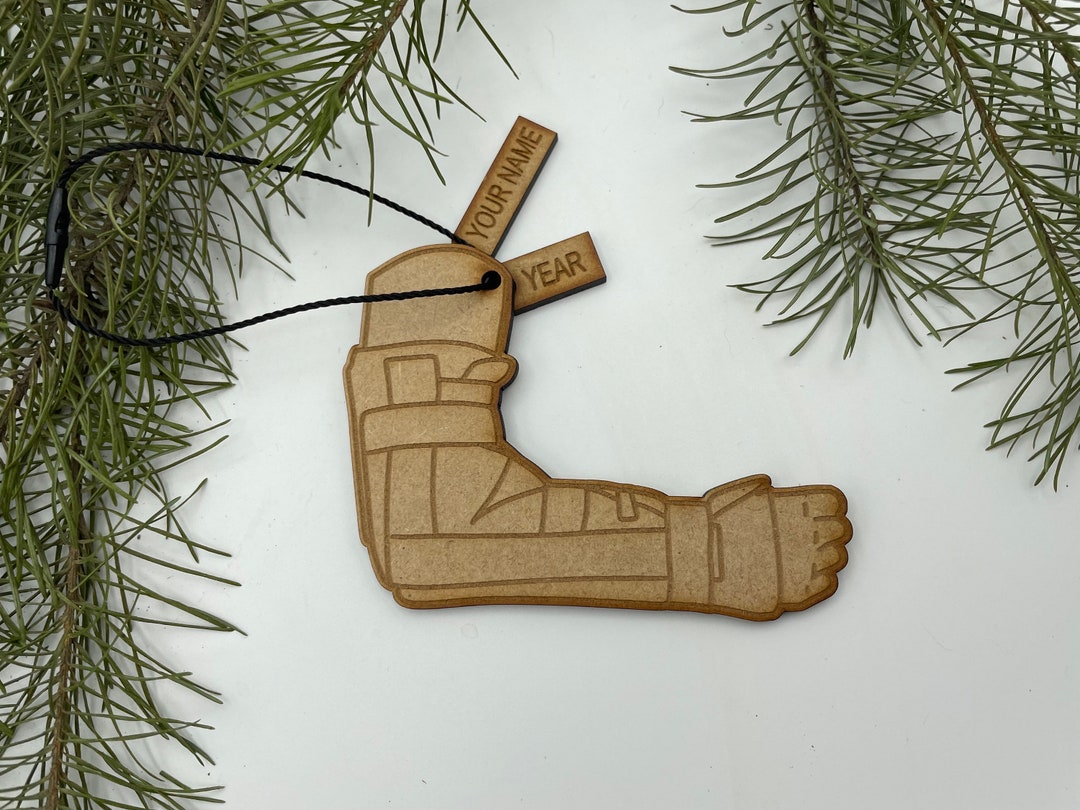 Full Arm Cast Ornament 2, Broken Arm Ornament, Broken Arm Gift, Cast ...