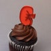 Kidney Cupcake Toppers, Organ Cupcake Topper, Doctor, Medical Cupcake ...