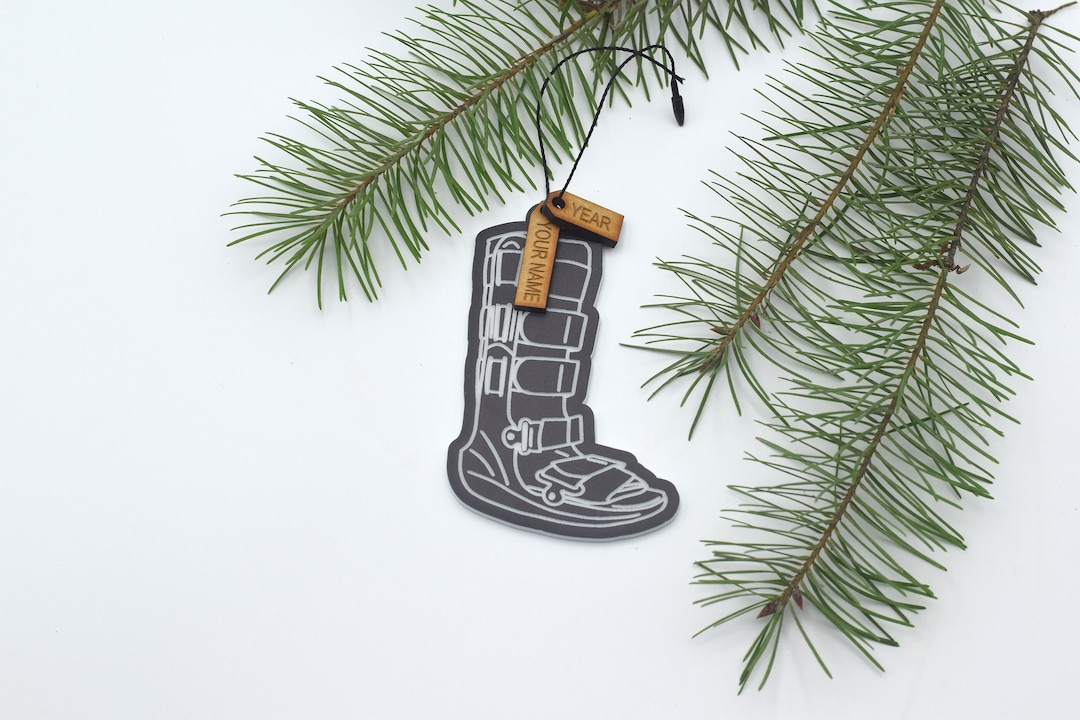 Acrylic Walking Boot Ornament, Broken Leg Ornament, Broken Leg Gift ...