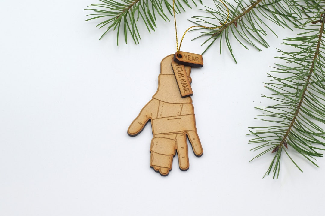 Wood Finger Splint Ornament, Broken Finger Ornament, Broken Finger Gift ...