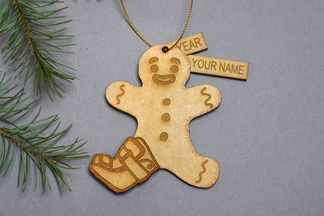 Walking Boot Gingerbread Man Ornament Broken Leg Ornament Broken Leg ...