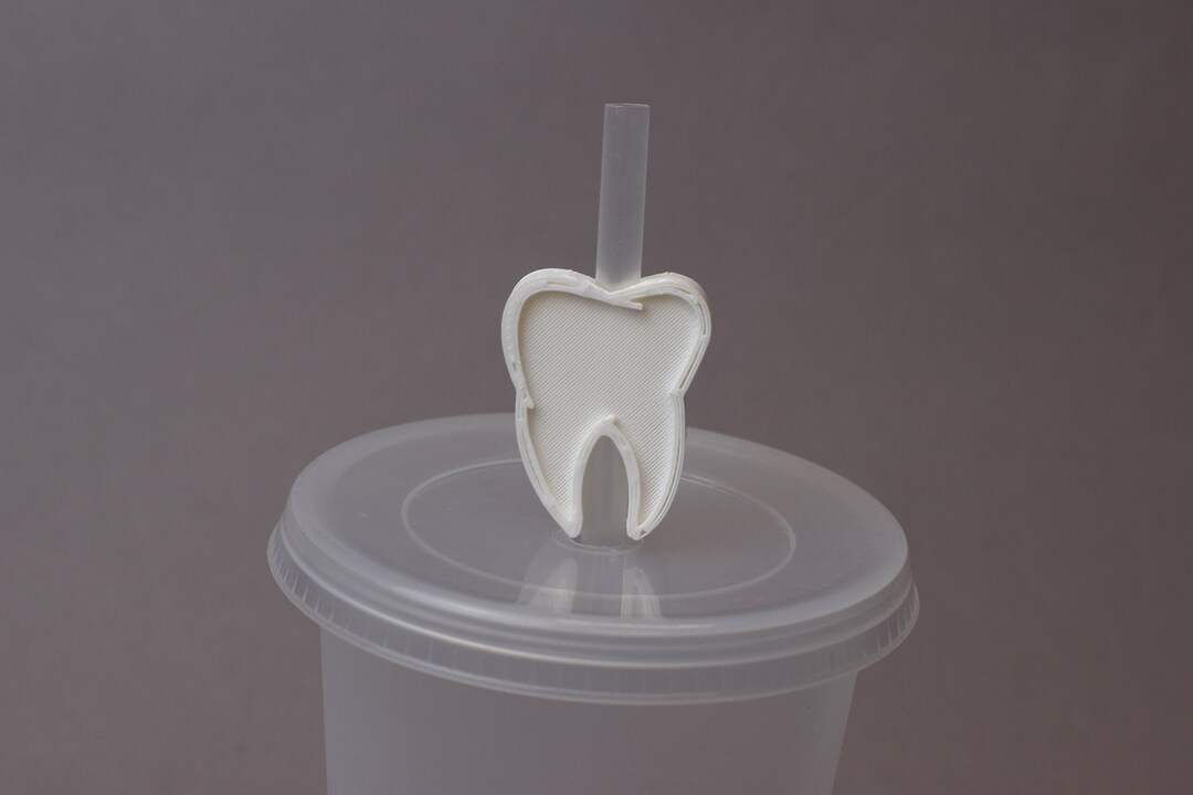 Tooth Straw Topper, Dental, Dentist, Dental Decor, Doctor, Medical ...