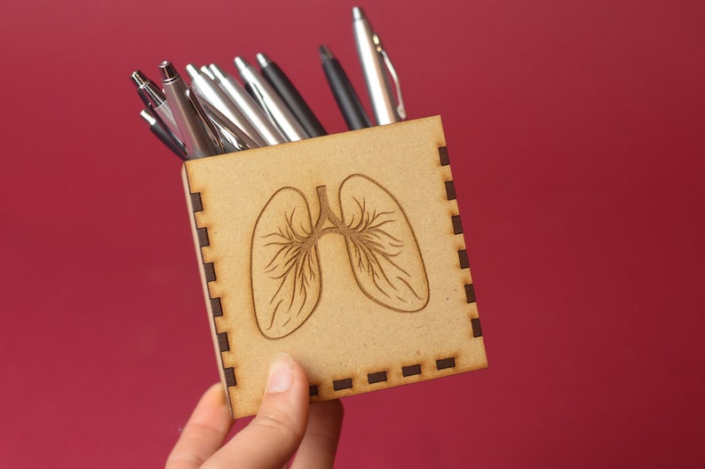 Lung Pen Holder, Respiratory, Lungs Gift, Organ Pen Holder, Respiratory ...