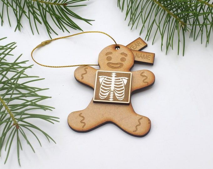 X-ray Gingerbread Man Ornament Radiology Xray Tech Radiologic ...