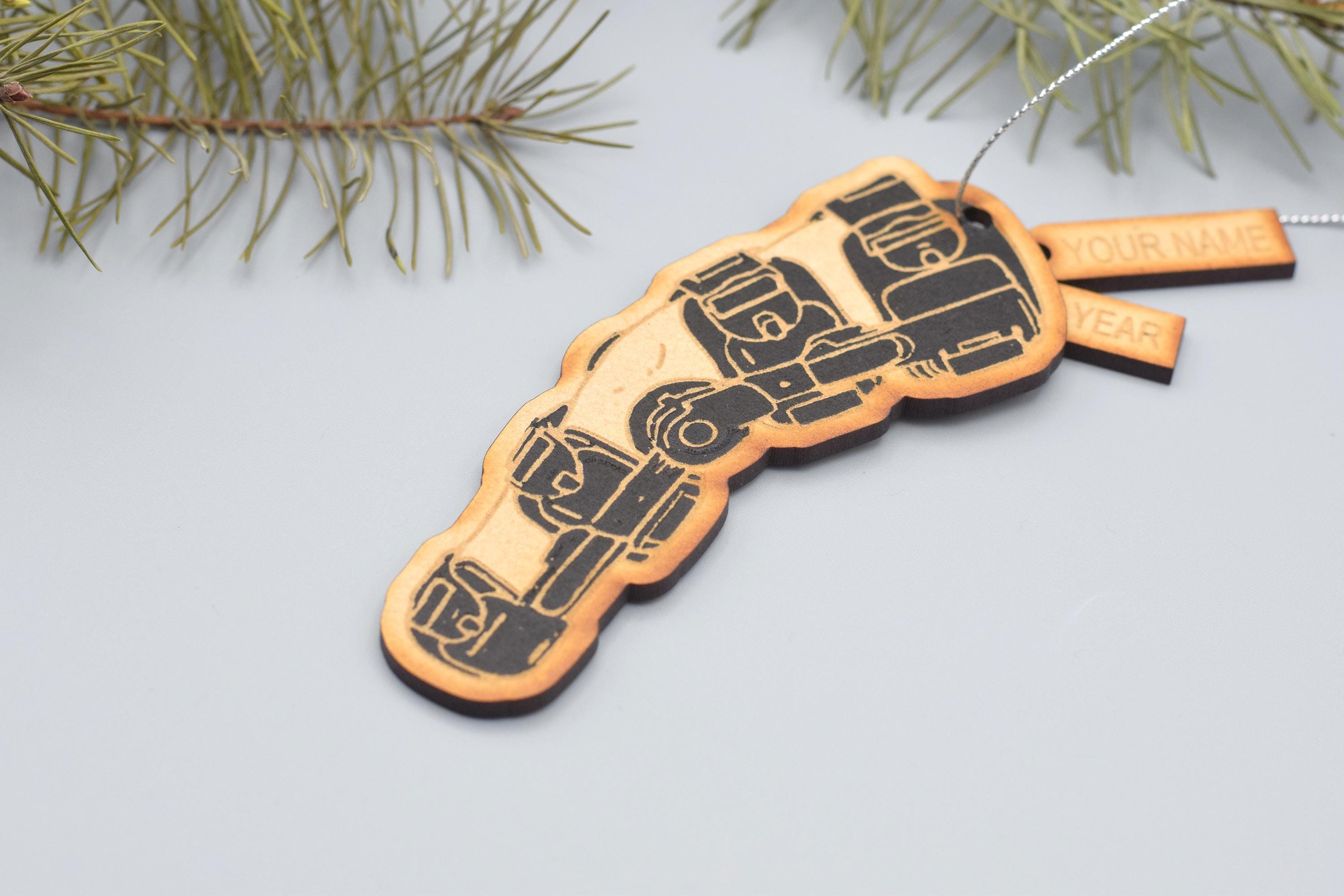 Wood Knee Brace Ornament ACL Ornament Radiologist Gift Knee Ornament ...