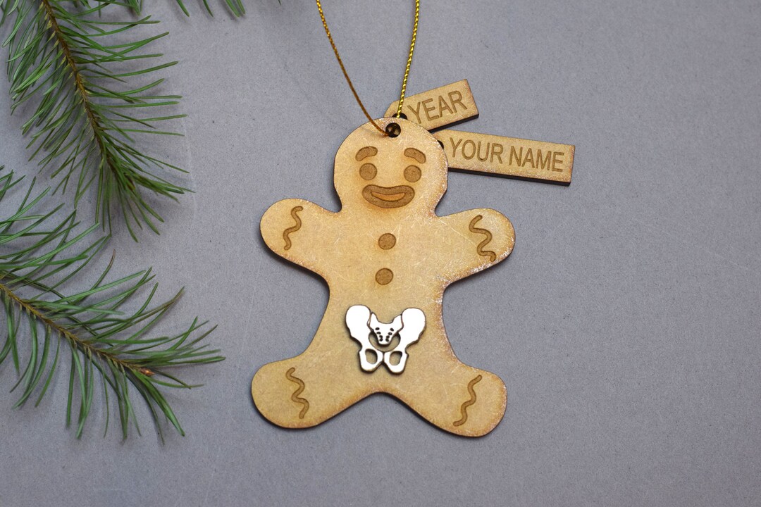 Hip Bone Ornament Pelvis Ornament Hip Replacement Gift Hip Ornament ...