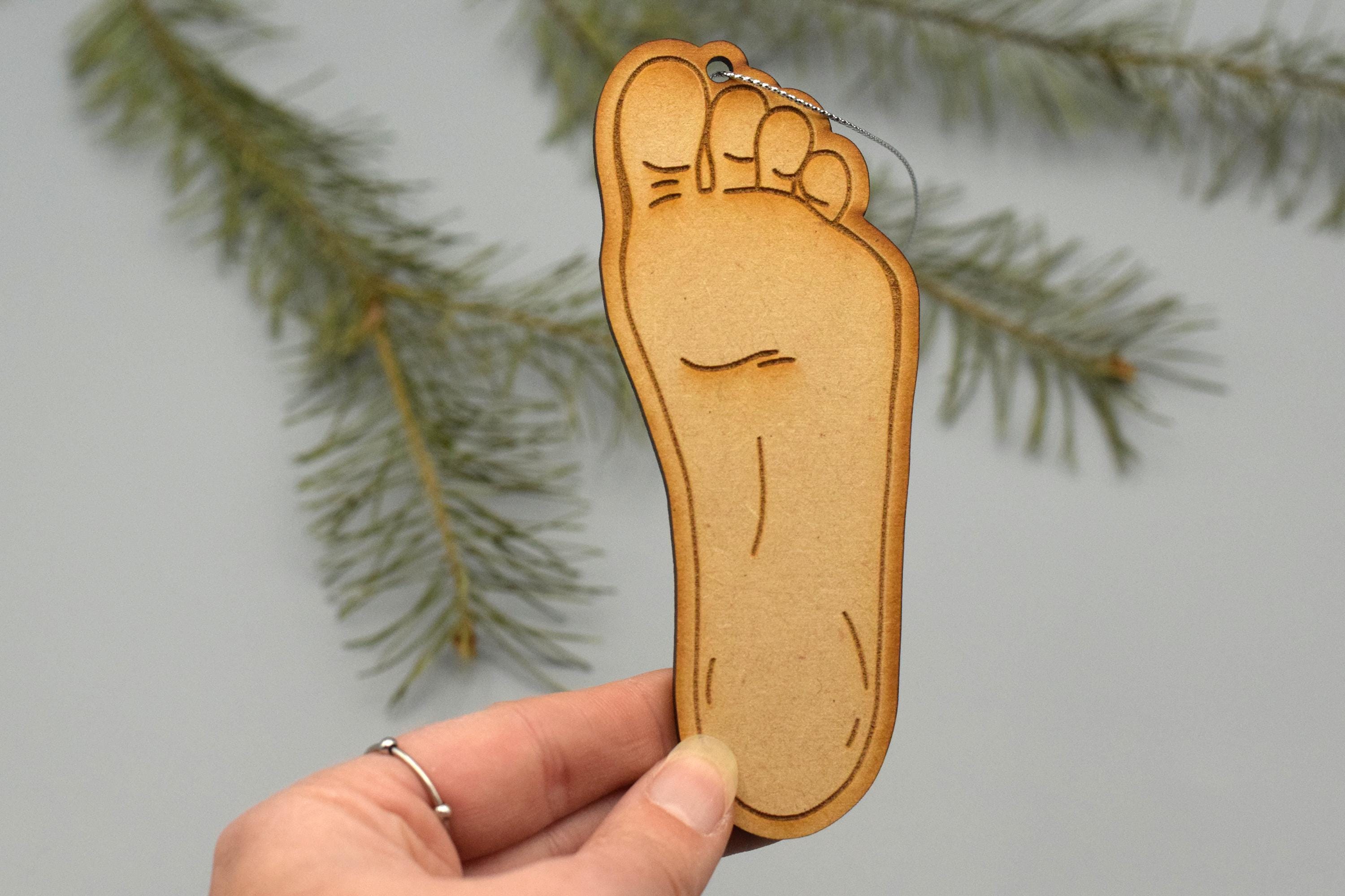 Wood Toe Amputation Ornament Pinky Toe Amputation Podiatrist Podiatry ...