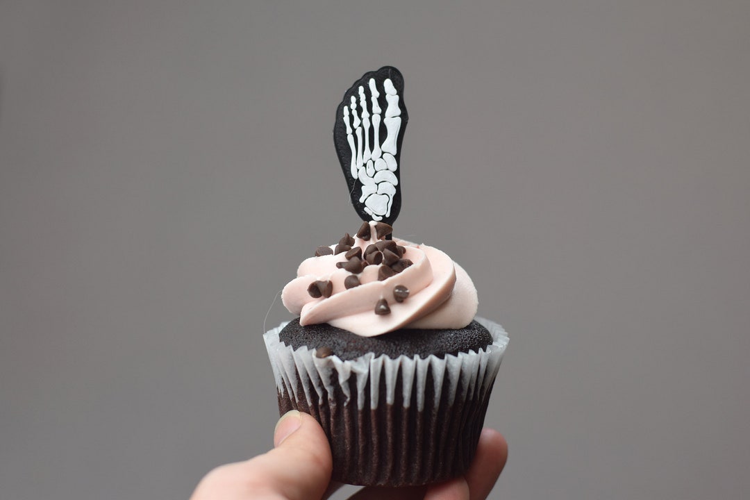 Foot Cupcake Toppers L, Podiatrist, Foot Bones, Podiatry, Doctor of ...