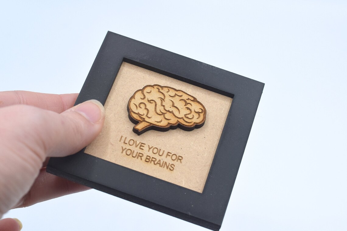 Mini Brain Frame Gift Neurologist Neuro Brain Neurology - Etsy