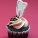 Tooth Cupcake Toppers, Dental Cupcake Toppers, Dentist, Dental Party ...