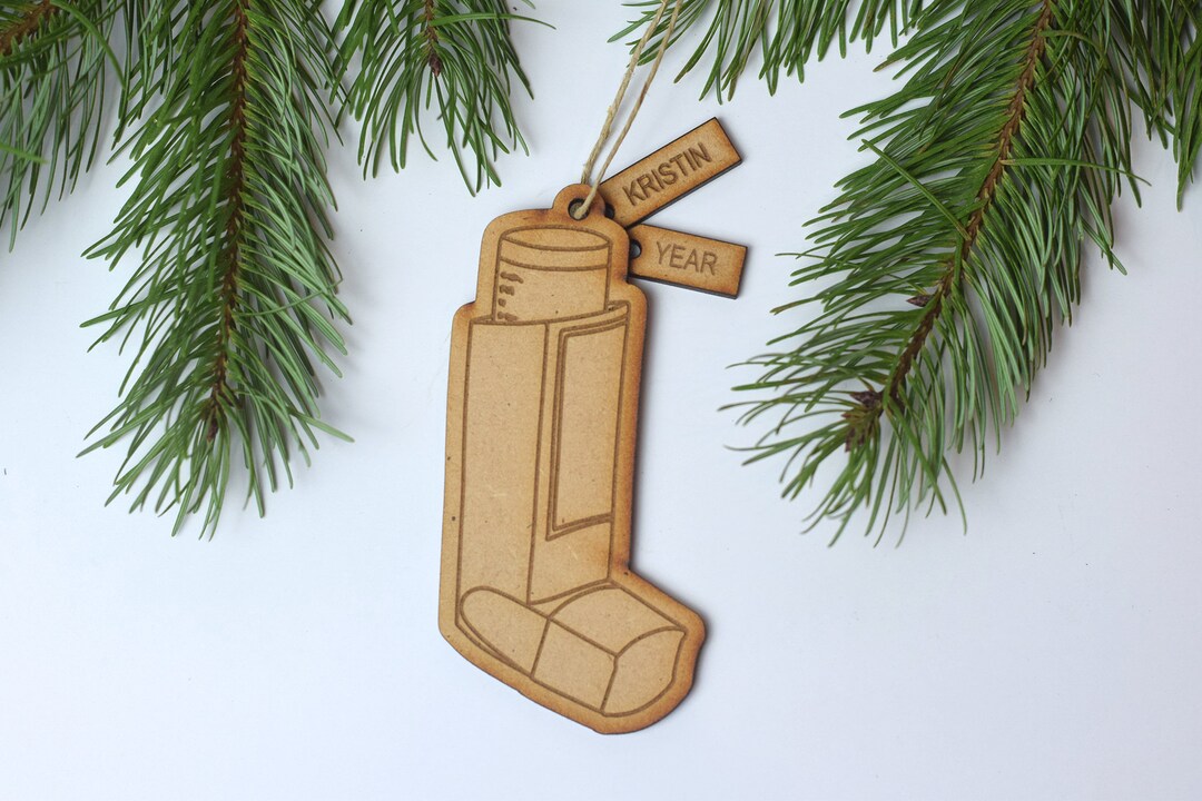Inhaler Ornament, Asthma Inhaler, Asthma Gift, Asthma Ornament, Asthma ...