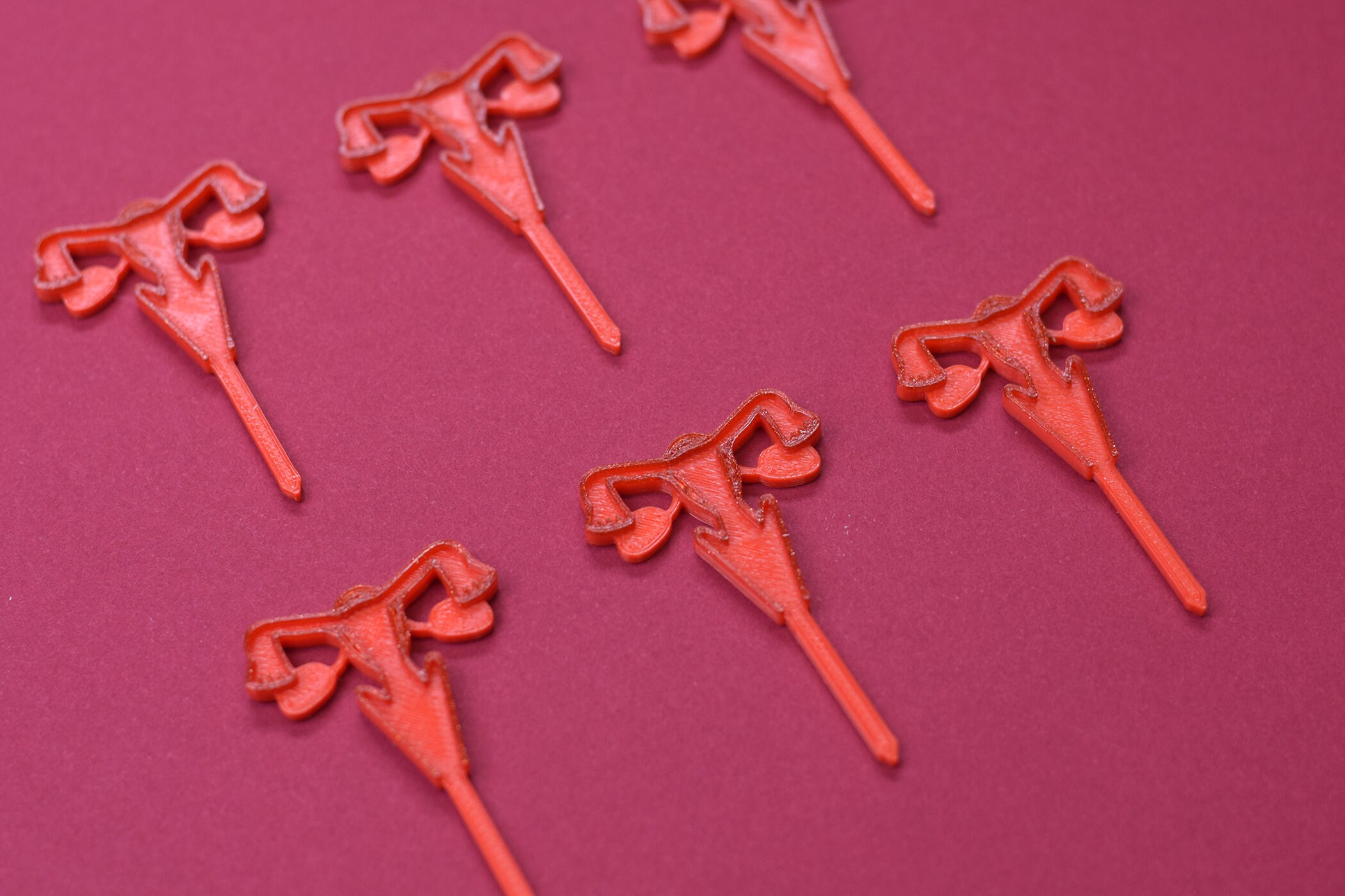 Uterus Cupcake Toppers, Ovary Cupcake Topper, Female Reproductive ...