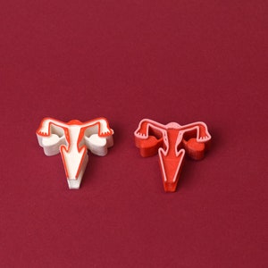Uterus Straw Toppers, Ovary Straw Topper, Female Reproductive System ...