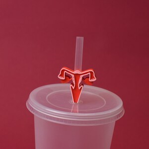 Uterus Straw Toppers, Ovary Straw Topper, Female Reproductive System ...