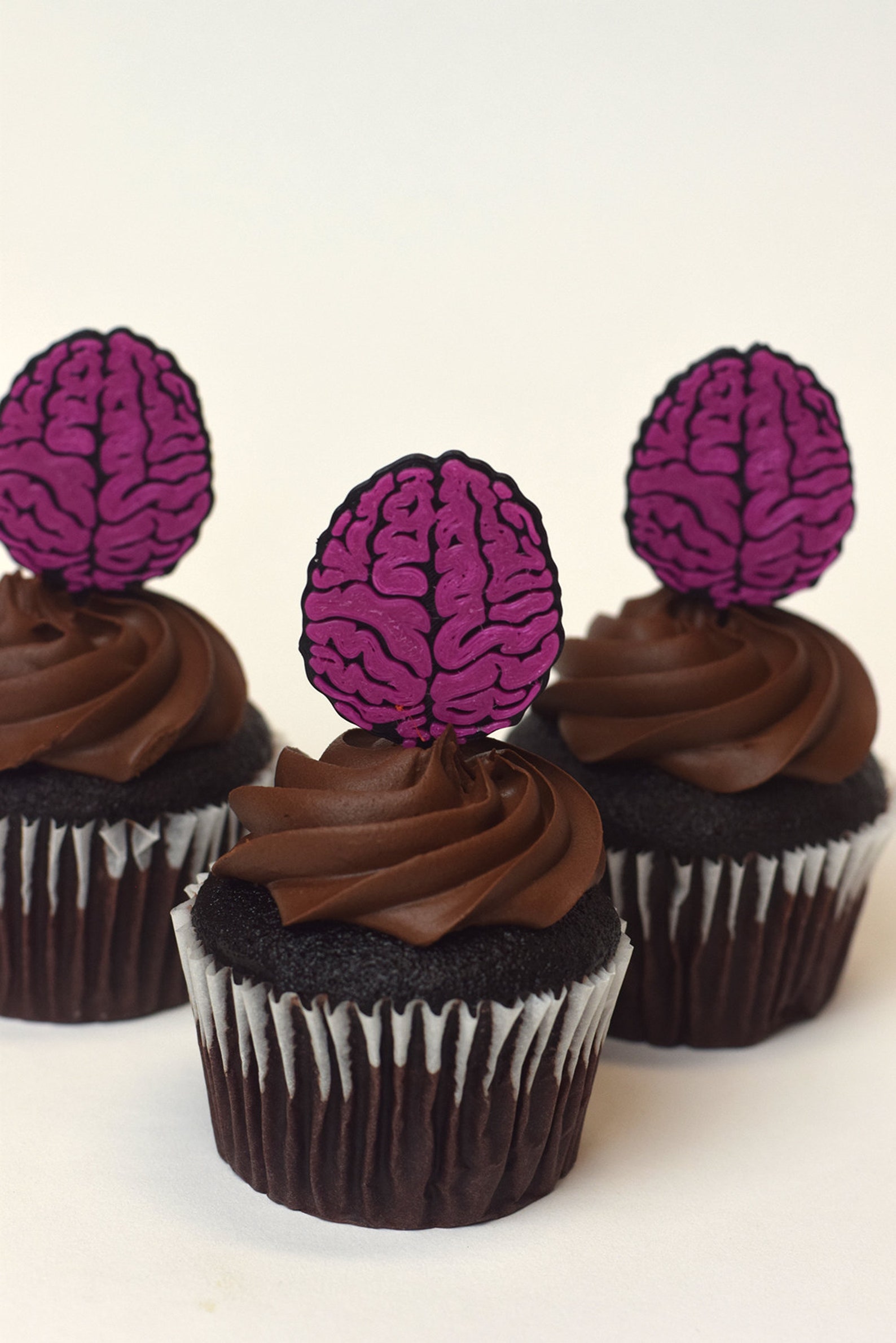 Brain Cupcake Toppers Neurologist Neuro Brain Neurology - Etsy