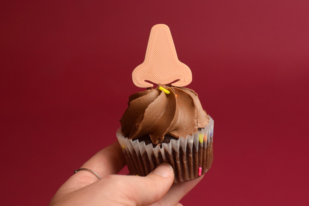 Nose Cupcake Topper ENT Cupcake Nose Gift Audiologist Gift Audiology ...