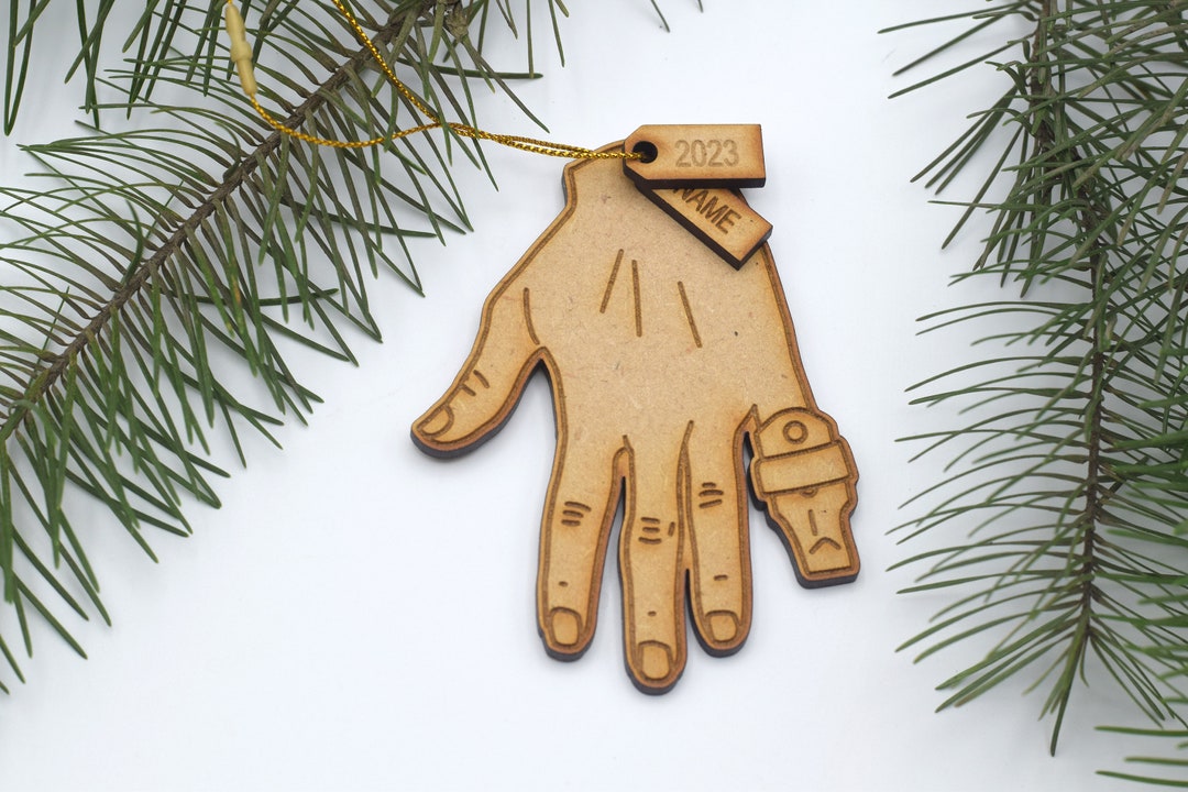 Pinky Finger Splint Ornament, Broken Finger Ornament, Broken Finger ...